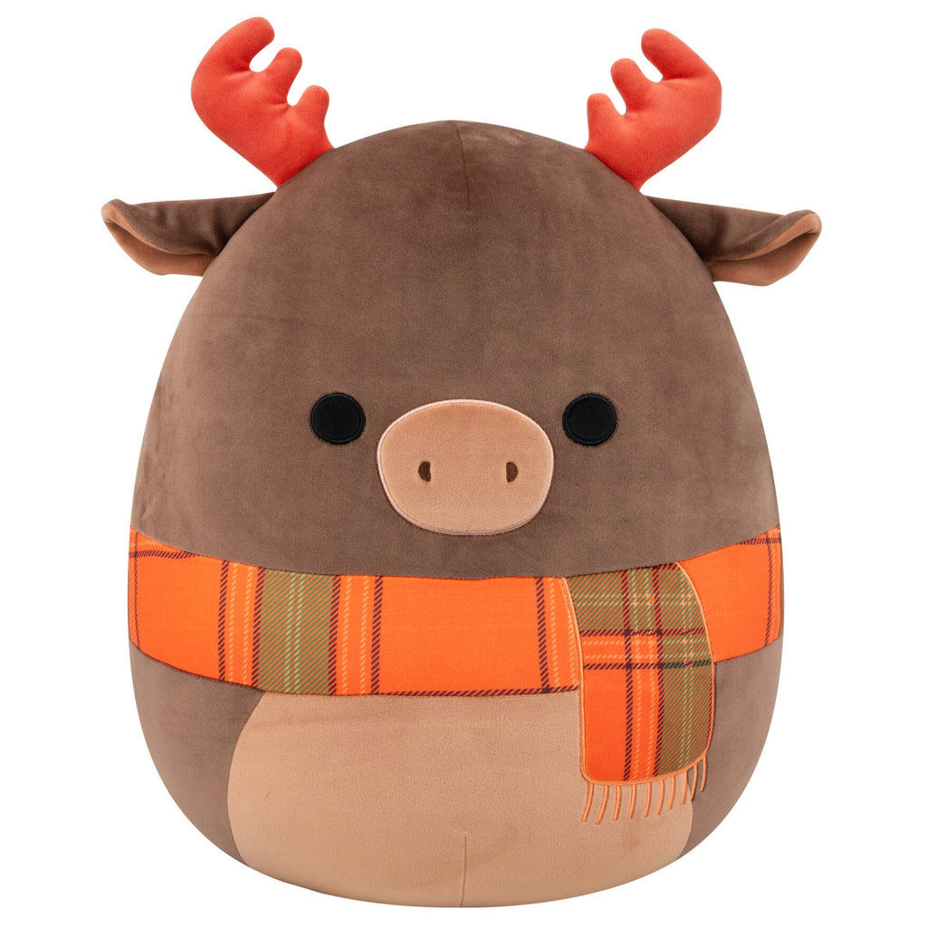 Squishmallows 16" Patterson the Moose with Orange Scarf | Jazwares