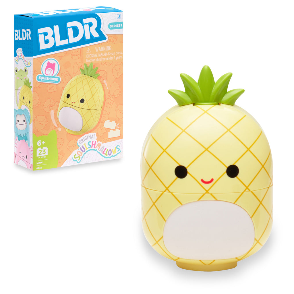BLDR Squishmallows Maui the Pineapple Buildable Figure | Jazwares