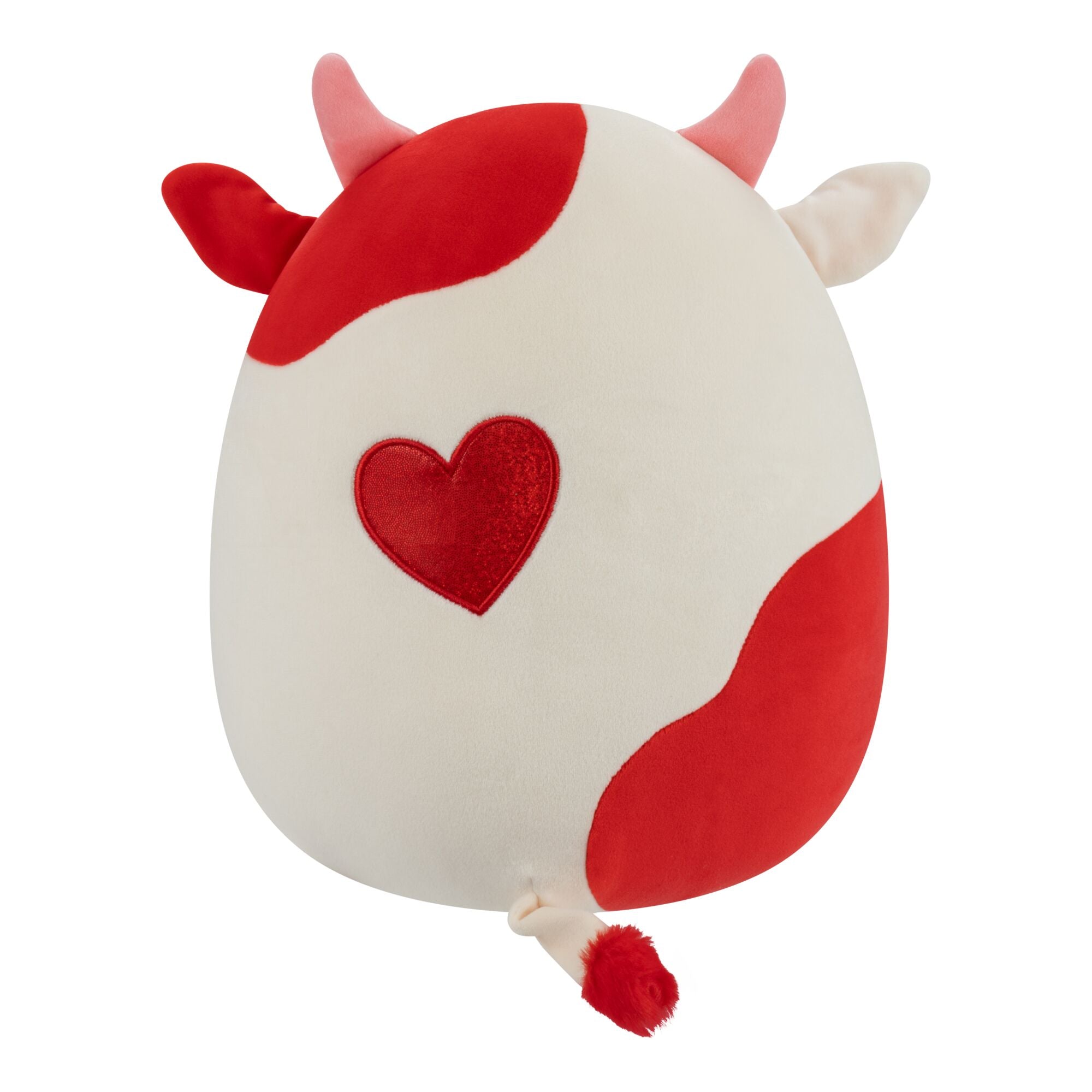 Squishmallows 12" Idris the Red and Off-White Cow | Jazwares