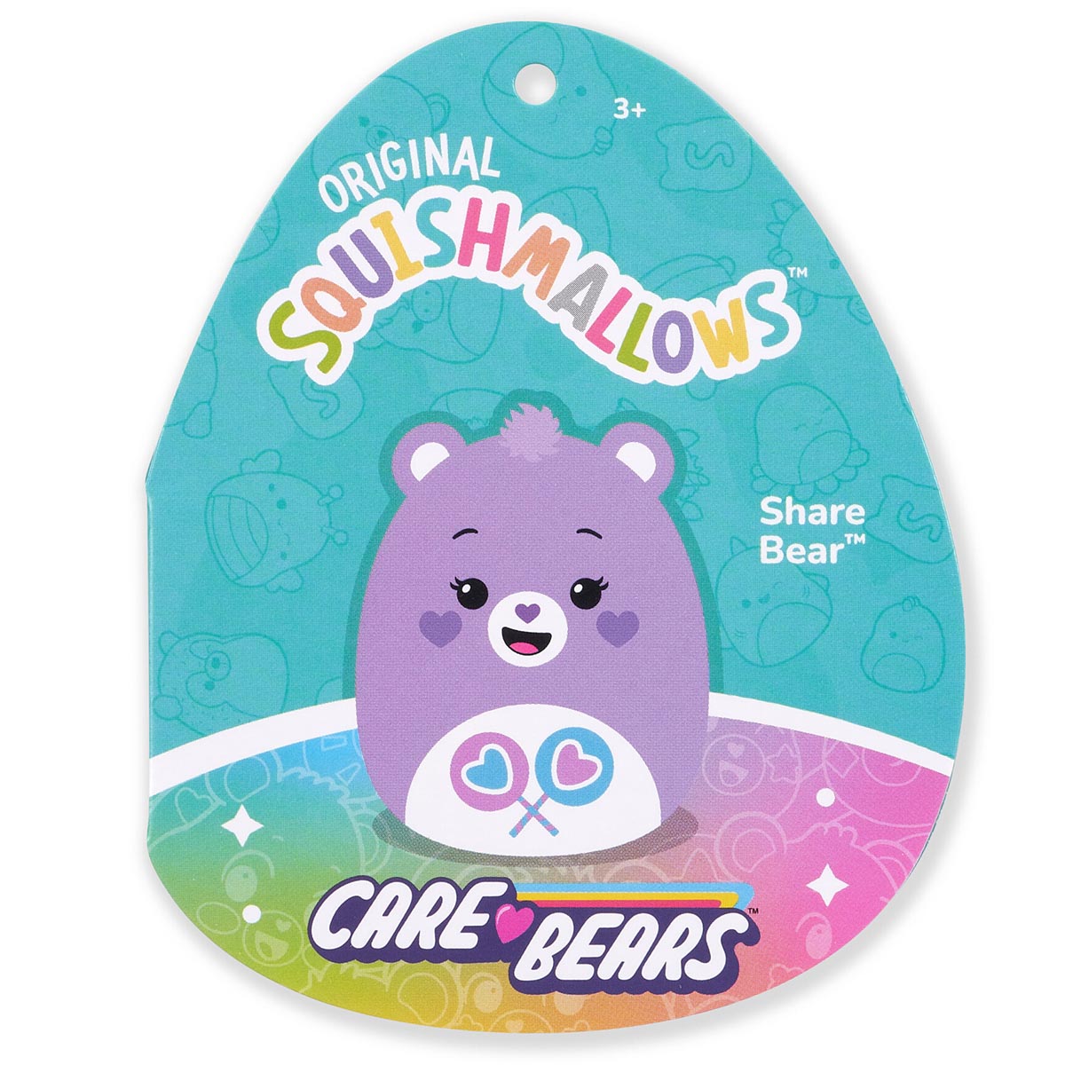 Squishmallows Care Bears Share Bear | Jazwares