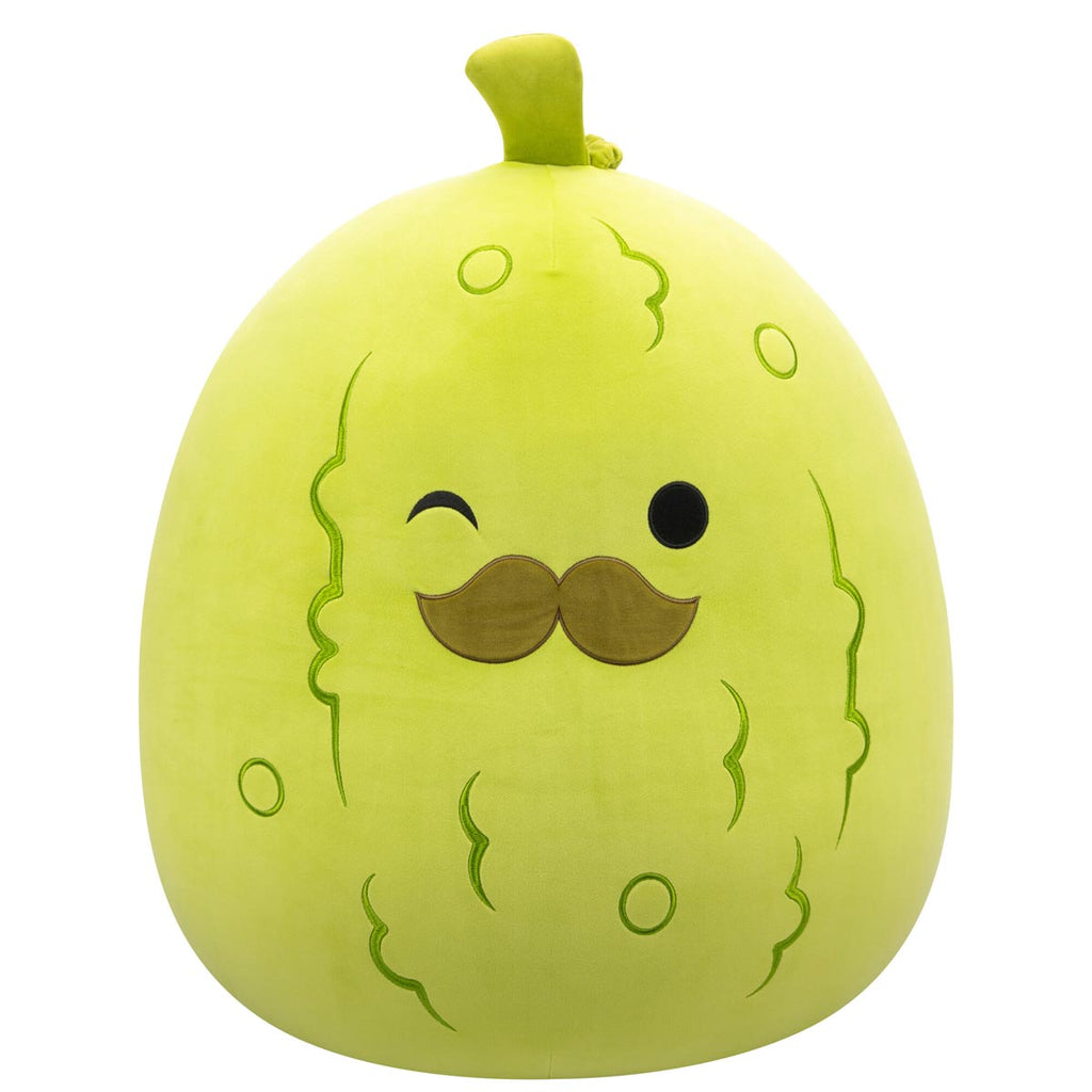 Squishmallows 24-Inch Charles the Pickle with Mustache | Jazwares