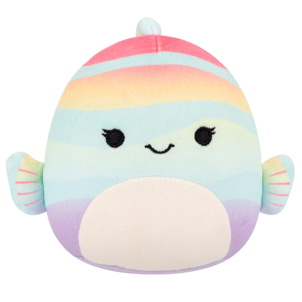 Squishmallows 5" Canda the Rainbow Striped Fish | Jazwares