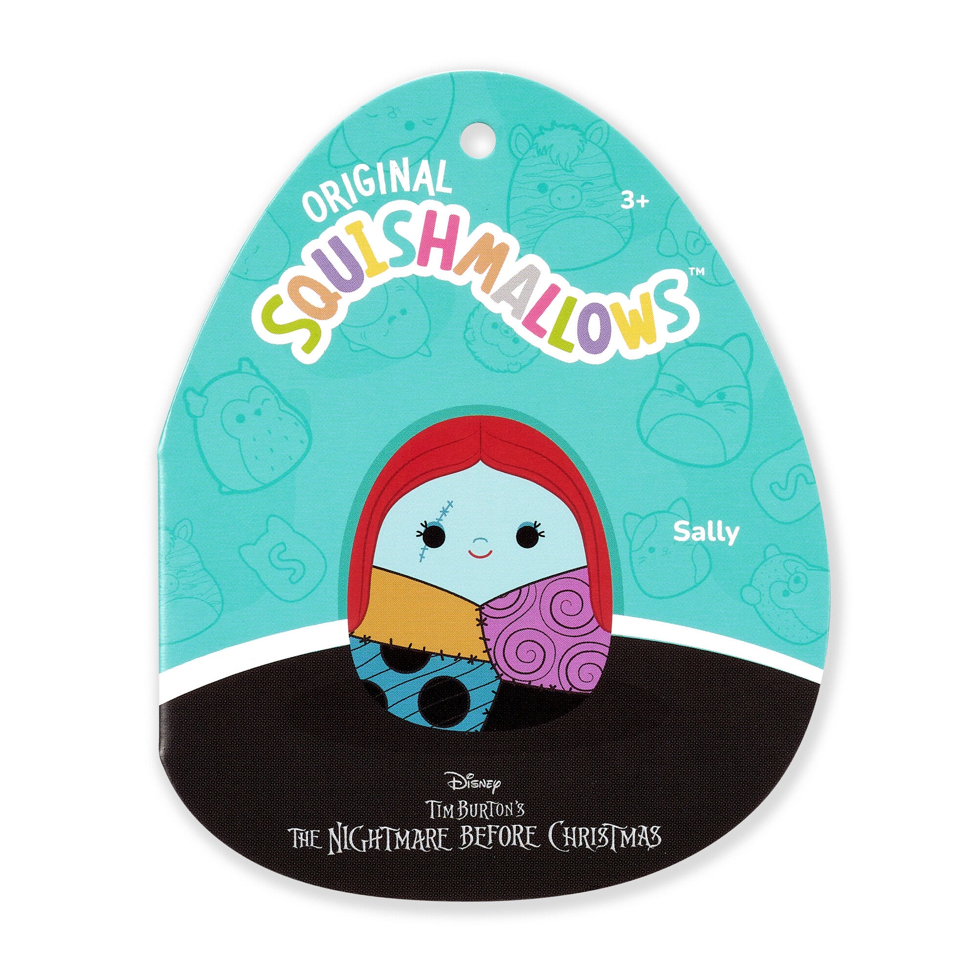 Squishmallows 3.5-Inch Disney Jack Skellington and Sally Clip 2-Pack ...