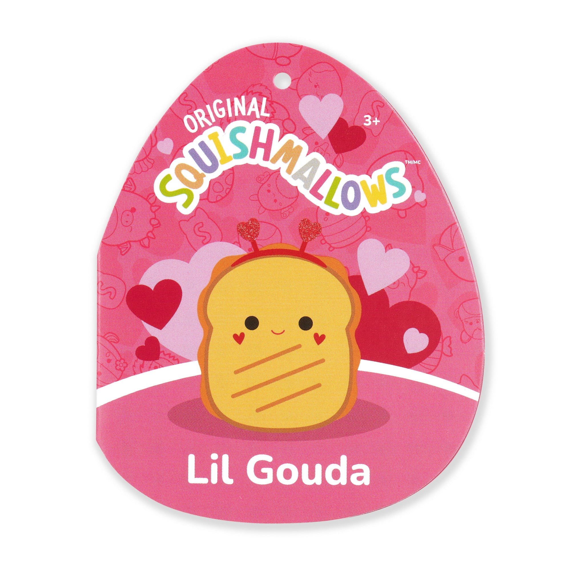 Squishmallows 8" Lil Gouda the Grilled Cheese with Heart Headband ...